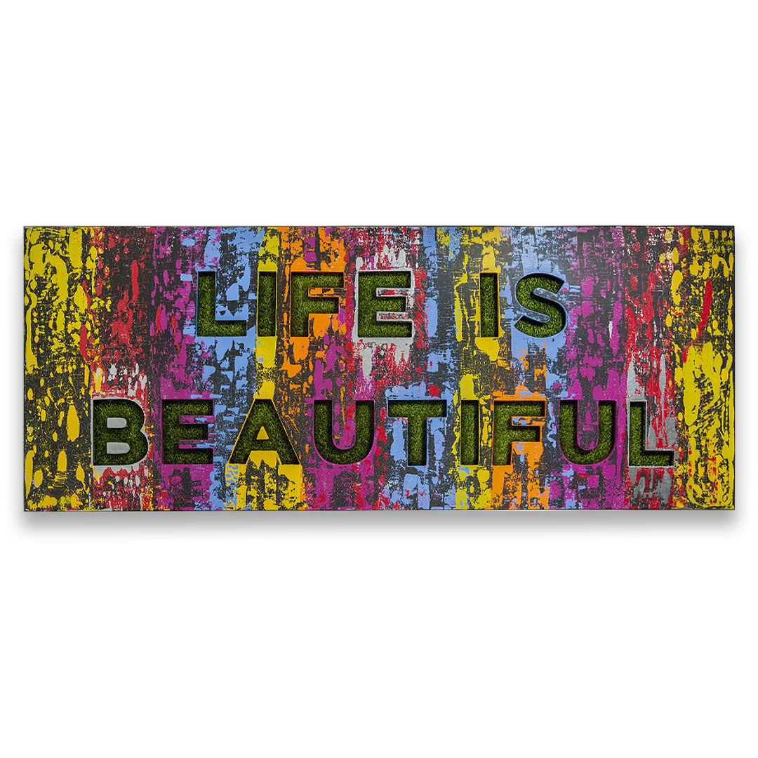 Life Is Beautiful. Gift for close friend.